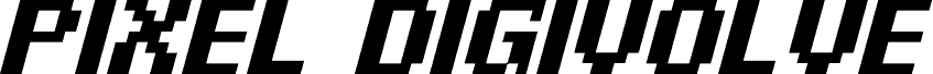 Pixel Digivolve font | Fonts2u.com
