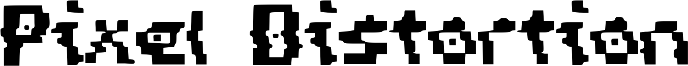 Pixel_Distortion font | Fonts2u.com