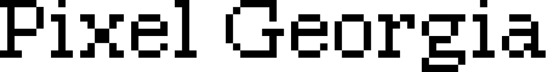 Pixel Georgia font | Fonts2u.com