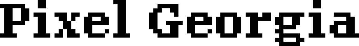 Pixel Georgia Bold font | Fonts2u.com