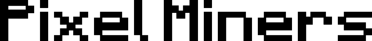 Pixel Miners font