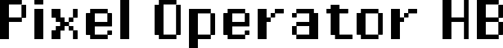 Pixel Operator Mono HB font | Fonts2u.com