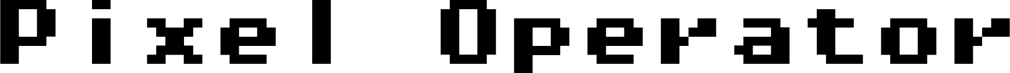Pixel Operator Mono 8 Bold font