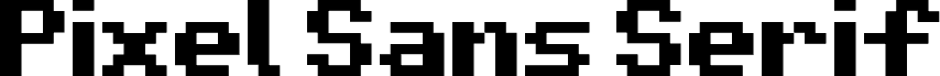Pixel Sans Serif Regular font | Fonts2u.com