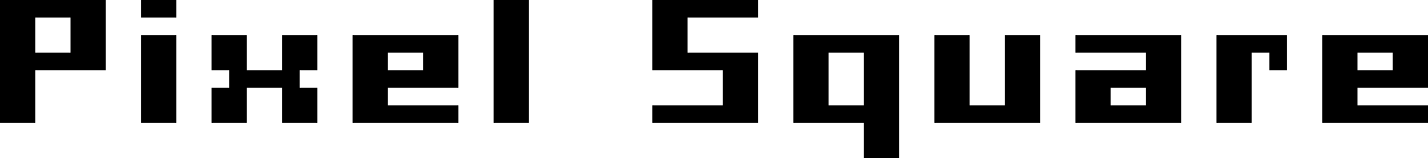 Pixel Square Bold font