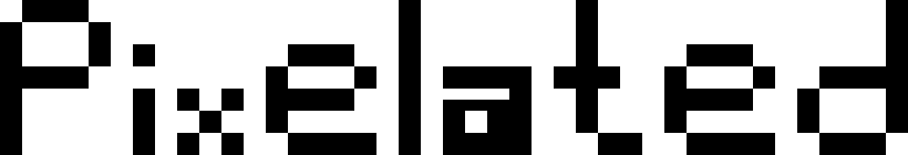 Pixelated Regular font