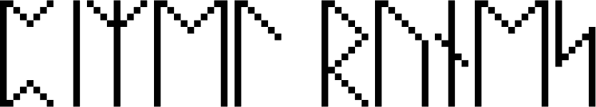 PixelRunes font | Fonts2u.com