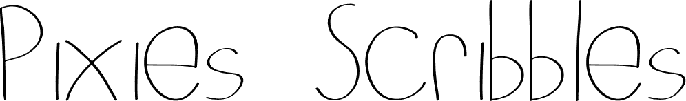 Pixie's Scribbles font | Fonts2u.com