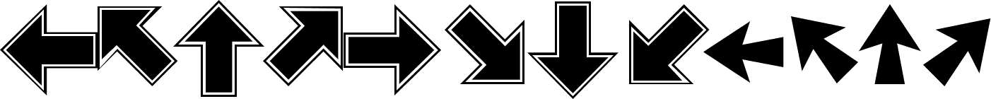 PizzaDude Pointers font | Fonts2u.com