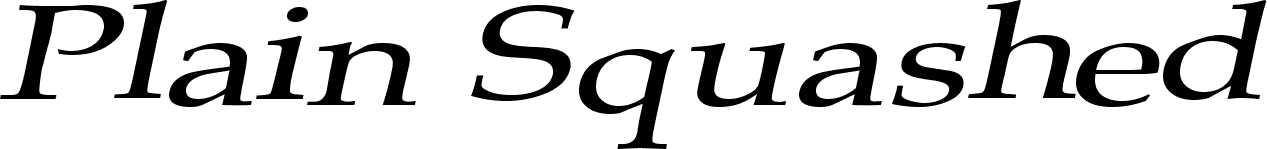 Plain Squashed font | Fonts2u.com
