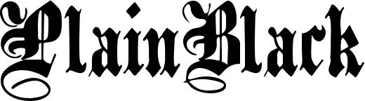 PlainBlack Normal font | Fonts2u.com