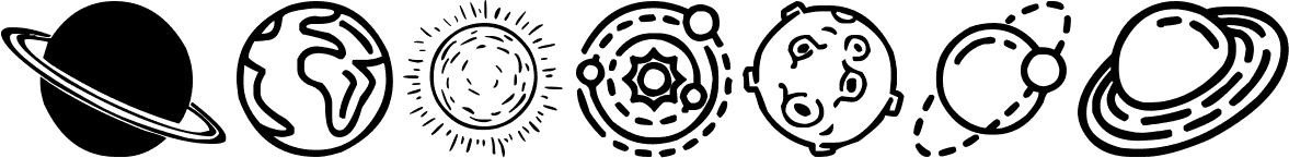 Planets font | Fonts2u.com