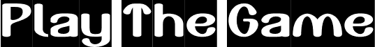 Play The Game Bold font