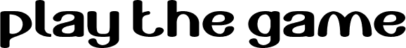 Play The Game Bold font