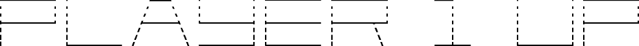 Player 1 Up Condensed Italic font | Fonts2u.com