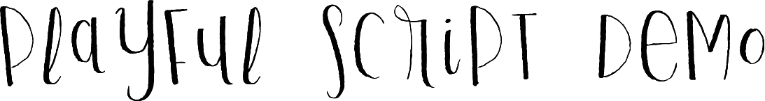 Playful Script Demo font | Fonts2u.com