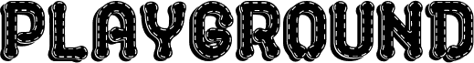 PLAYGROUND font