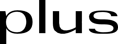 plus font