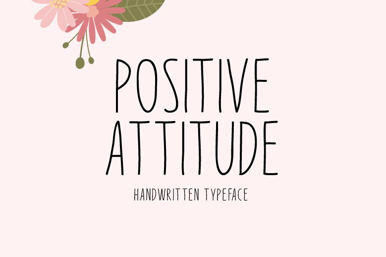 Positive Attitude font | Fonts2u.com