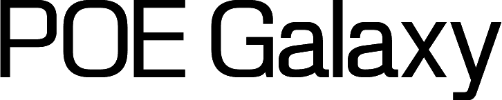 POE Galaxy font | Fonts2u.com