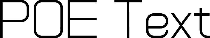 POE Text font | Fonts2u.com