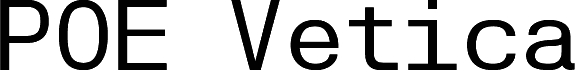 POE Vetica Monospace Bold font | Fonts2u.com
