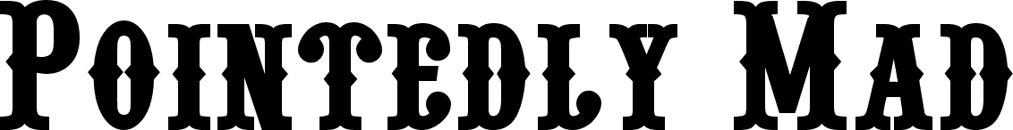 Pointedly Mad font | Fonts2u.com