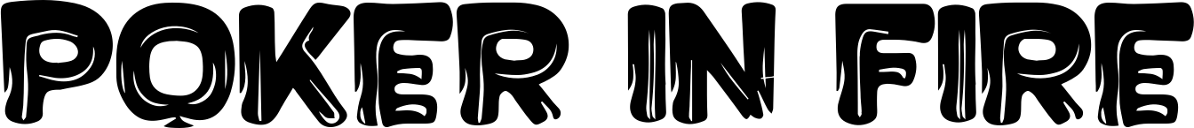 Poker in Fire font | Fonts2u.com
