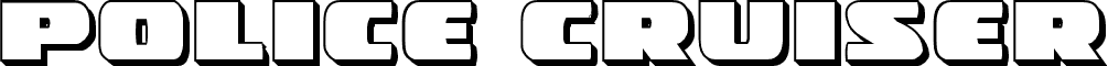 Police Cruiser Regular font | Fonts2u.com