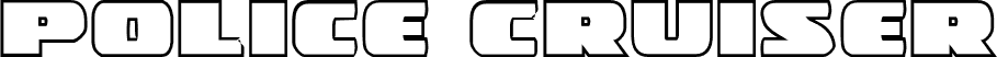 Police Cruiser Condensed font | Fonts2u.com