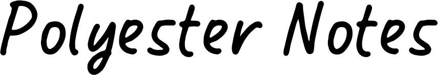 Polyester Notes font | Fonts2u.com