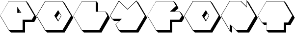 PolyFont font | Fonts2u.com