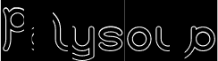 Polysoup-Inverse font | Fonts2u.com