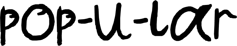 pop-u-lar font | Fonts2u.com