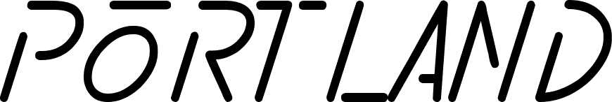 PORTLAND font