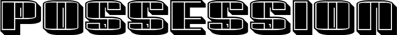 Possession Regular font | Fonts2u.com