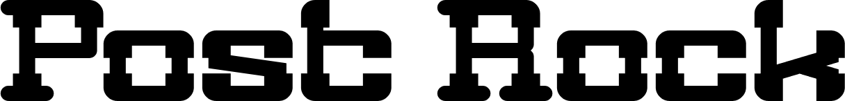 POST ROCK Bold font | Fonts2u.com