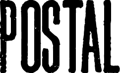 Postal Thin font