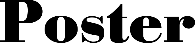 Poster Regular font
