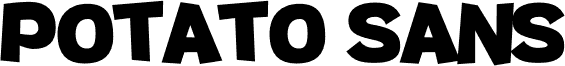 Potato sans Black font