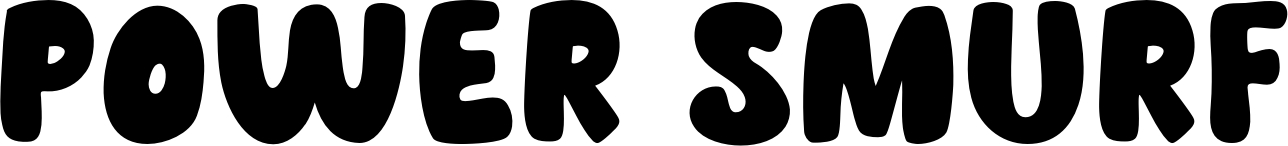 Power Smurf font | Fonts2u.com