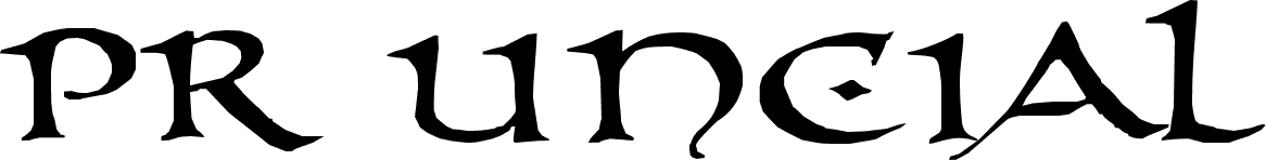 PR Uncial Alt Caps Extended font