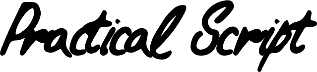 PracticalScript font | Fonts2u.com