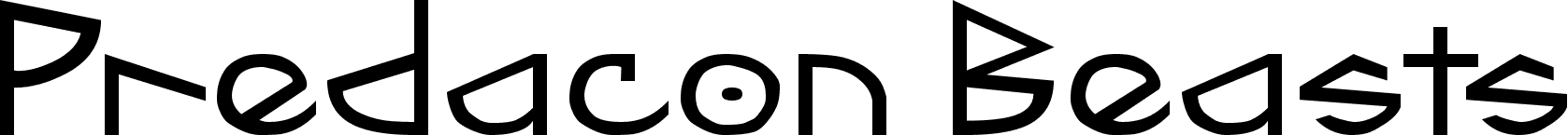 Predacon Beasts font | Fonts2u.com