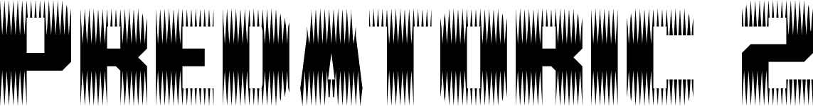 Predatoric 2 Regular font | Fonts2u.com