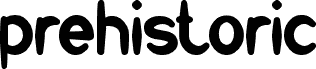 Prehistoric fonte | Fonts2u.com