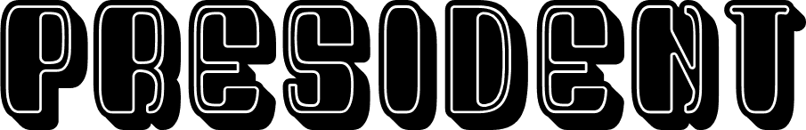 President Filled Regular font | Fonts2u.com