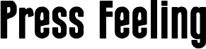 Press Feeling Bold Italic font | Fonts2u.com