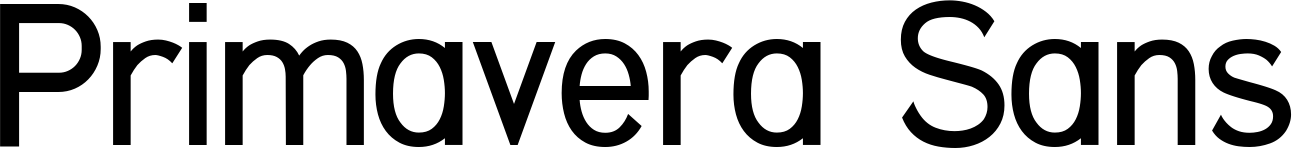 Primavera Sans Regular fonte | Fonts2u.com