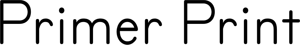 PrimerPrint-Regular font